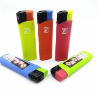 China Refillable Electronic Cigarette Lighter DY-007 82mm ABS Flame Design for sale