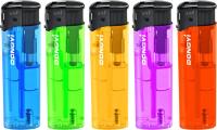 China DY-007 Solid Refillable Butane Gas Electronic Cigarette Lighter 82mm ABS AS for sale