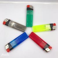 China Disposable Refillable Electronic Cigarette Lighter 82.2mm OEM Colors Custom for sale