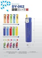 China DY-062 Electronic Slim Transparent Solid Color Disposable Cigarette Lighter 81mm for sale