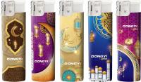 China Customized Transparent Plastic Cigarette Lighter 80mm AS ABS Material OEM for sale