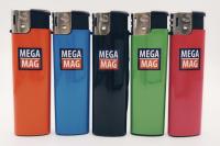 China Customized Transparent Plastic Cigarette Lighter 80mm AS ABS Material OEM for sale