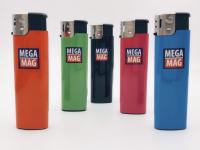 China Customized Transparent Plastic Cigarette Lighter 80mm AS ABS Material OEM for sale