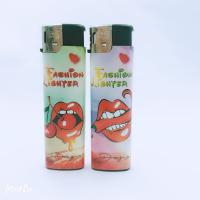 China Customized Transparent Plastic Cigarette Lighter 80mm AS ABS Material OEM for sale