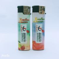 China Customized Transparent Plastic Cigarette Lighter 80mm AS ABS Material OEM for sale