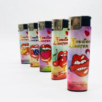 China Customized Transparent Plastic Cigarette Lighter 80mm AS ABS Material OEM for sale