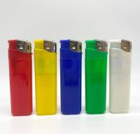 China Plastic Refillable Gas Lighter 82.2x24.9x11.8mm Adjustable Flame ISO 9994 for sale