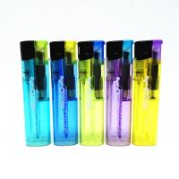 China Transparent Electronic Cigarette Lighter ABS AS 8.1cm Durable Custom Logo for sale