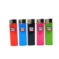 China Custom Solid Color Sticker Cigarette Lighter DY-818 7.84x2.29x1.1cm ABS AS for sale