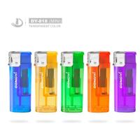 China Refillable Electronic Lighter DY-818 Mini 6.32x2.29x1.1cm Custom Logo OEM for sale