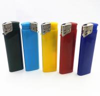 China Custom Electronic Plastic Lighter 82mm ISO9994 Certified Gas Lighter for Smoking for sale
