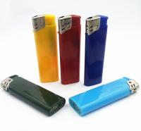 China Custom Electronic Plastic Lighter 82mm ISO9994 Certified Gas Lighter for Smoking for sale
