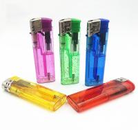 China Custom Electronic Plastic Lighter 82mm ISO9994 Certified Gas Lighter for Smoking for sale
