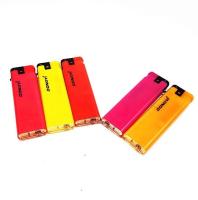 China Custom Electronic Torch Lighter 7.8cm Windproof Jet Flame with Printed Logo for sale