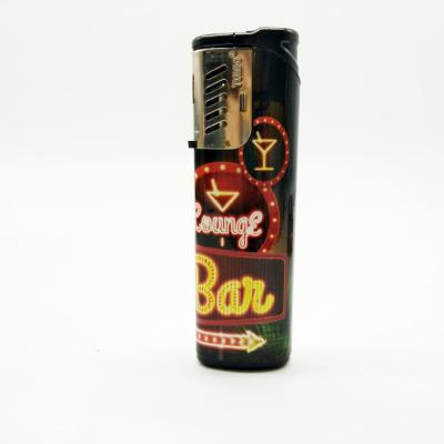 Cina Moderno Sticker a prova di vento Flip Torch Flame Cigarette Fumare Accendino DY-F001 in vendita