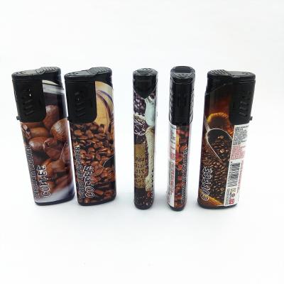 China Dongyi Windproof Lighter EUR Padrão Dy-F001 Pedido personalizado 8.11*2.49*1.32 CM à venda