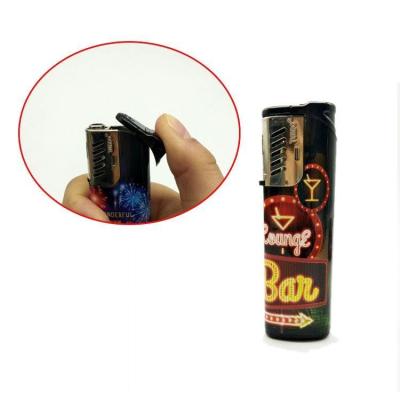 中国 電話リングとジェットフラームデザインの便利なタバコの風止めタッチライター 販売のため