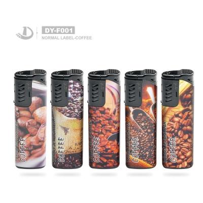 Cina Moderno Sticker Livello Torcia Fiamma Accendino di sigarette 8.11*2.49*1.32 CM Riempibiliscibile in vendita