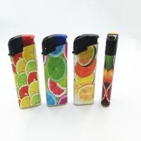 China CR Refillable Electronic Lighter 82mm with Sticker Customization ISO9001 for sale