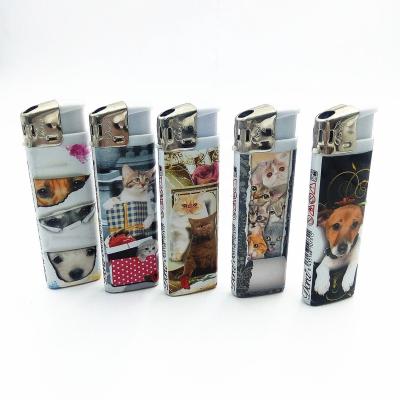 Cina 8.2*2.49*1.16cm accendino elettrico personalizzato per sigarette modello NO. DY-055 Competitive in vendita