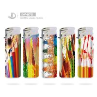 China Custom Disposable Butterfly Gas Lighter Cigarette 81.1mm ABS ISO9001 for sale