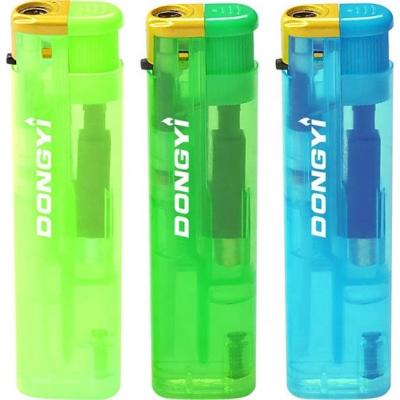 Cina 7.88*2.1*1.1 CM accendino a gas di butano per sigarette accendino a vento in vendita