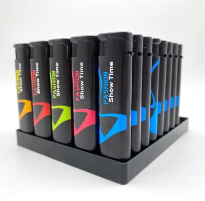 China Modelo N.O. DY-F028 Limpador a gás à prova de vento recarregável com cores e venda aceitáveis para OEM à venda