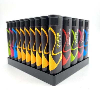 China Modelo N.O. DY-F028 Limpador a gás à prova de vento recarregável com cores e venda aceitáveis para OEM à venda