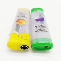 China Custom Butterfly Pattern Windproof Electric Lighter 7.85x2.39x1.38cm Portable Refillable for sale