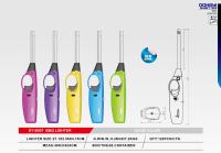 China Refillable Butane BBQ Kitchen Lighter 27.1cm Electronic Promotion Gift with Custom Logo for sale