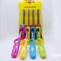 China Refillable Butane BBQ Lighter 26.8cm ABS Steel Tube Kitchen Tool for sale