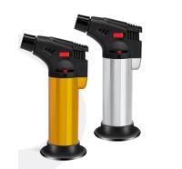 China Adjustable Windproof Butane Gas Micro Jet Torch Cigar Lighter 82mm Safety Flame for sale