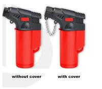 China Adjustable Windproof Butane Gas Micro Jet Torch Cigar Lighter 82mm Safety Flame for sale