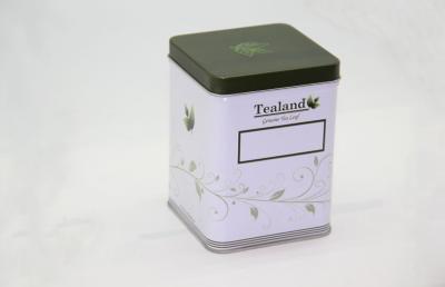 China Latas retangulares pequenas do chá e do café com séries do Natal das tampas à venda