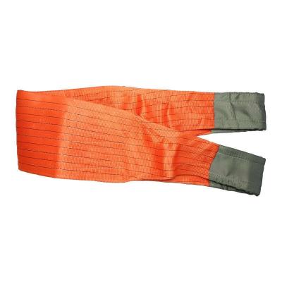 China 10t Heavy Duty Industrial Polyester Webbing Sling 10 ton Orange for sale