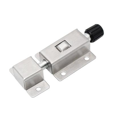 China simple and Small Dark Cabinet Door Latch Bolt Spring Press Case Box Draw Latch Fixed Stainless Steel Box Packing for sale