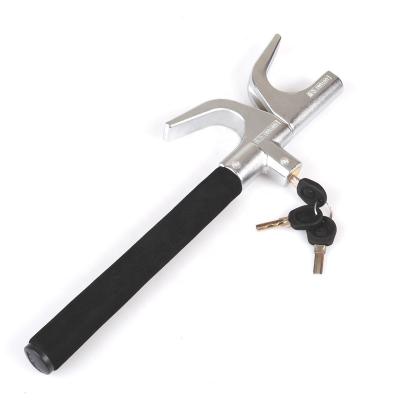 China Universal Car Locks Steering Wheel Auto Lock Adjustable Anti-theft Car Lock for sale