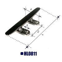 China Low flat cleat(mirror polish) 0811 for sale
