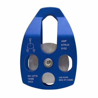 China Aluminum Alloy Climbing Double Wheel Pulley for sale