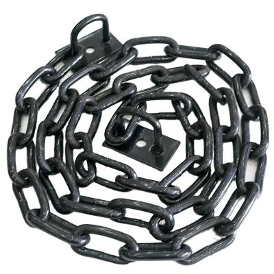 China steel chain black link chains hard wearing protection chain for sale