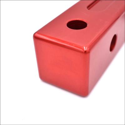China Aluminum Red 50mm Off road hitch receiver for sale