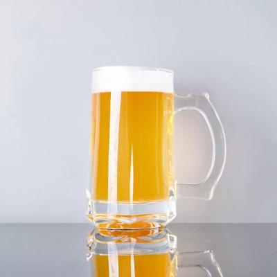 China 350ml 12oz Glass Beer Mug for sale