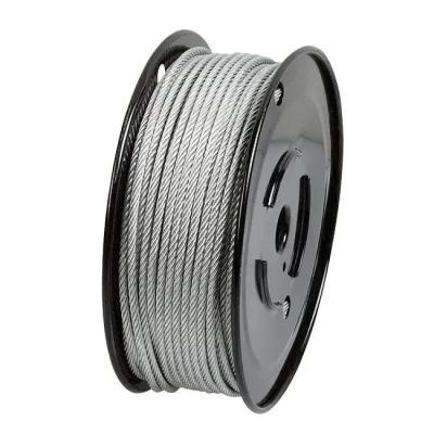 China 7x7 Construction Stainless Steel 316 Wire Rope Stainless Steel Wire Cable Rope for Crane Structural General Industry for sale