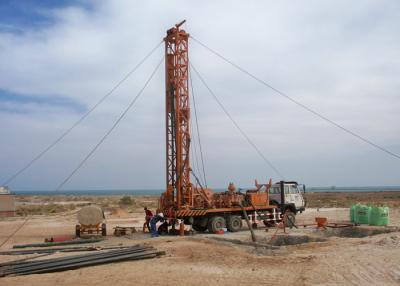 China Broca montada Rig For Geological Exploration da circulação da lama caminhão positivo à venda