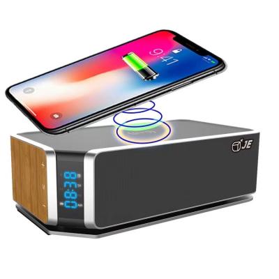 China UT11#Stereo Bluetooth 4.0 Wireless Speakers 10W Handfree for Phone Calls Qi Wireless Charger Portable SPEAKER for sale