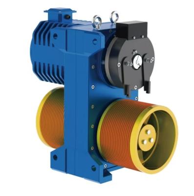 China Elevator Permanent Magnet Synchronous Positive Drive Machine Elevator Traction Machine for sale