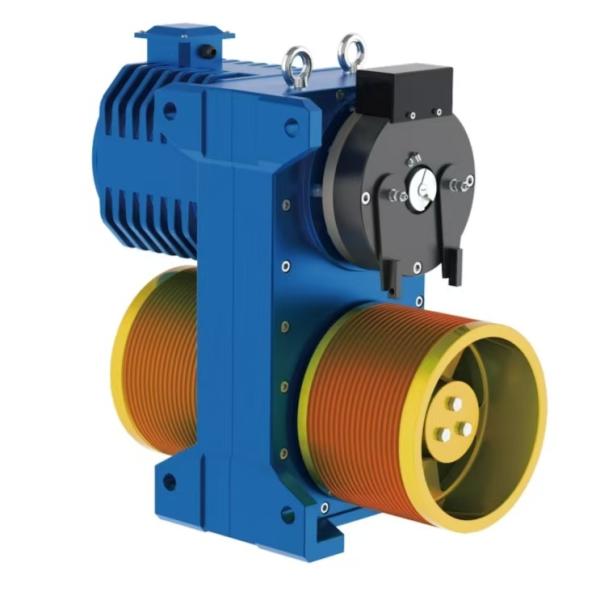 Quality Elevator Permanent Magnet Synchronous Positive Drive Machine Elevator Traction Machine for sale