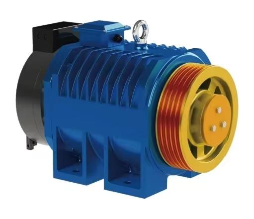 Quality Modern Villa Elevator Permanent Magnet Synchronous Gearless Traction Machine for sale