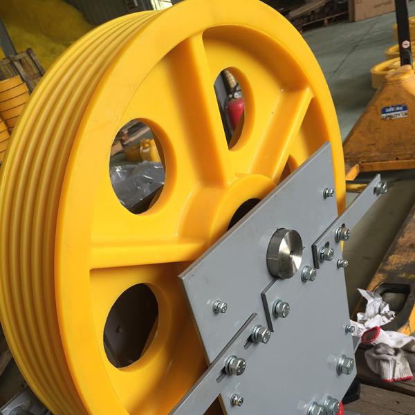 Quality Nylon Traction Elevator Nylon Pulley Wheels Traction Sheave Elevator Drive for sale