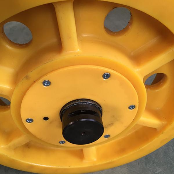 Quality Nylon Traction Elevator Nylon Pulley Wheels Traction Sheave Elevator Drive for sale
